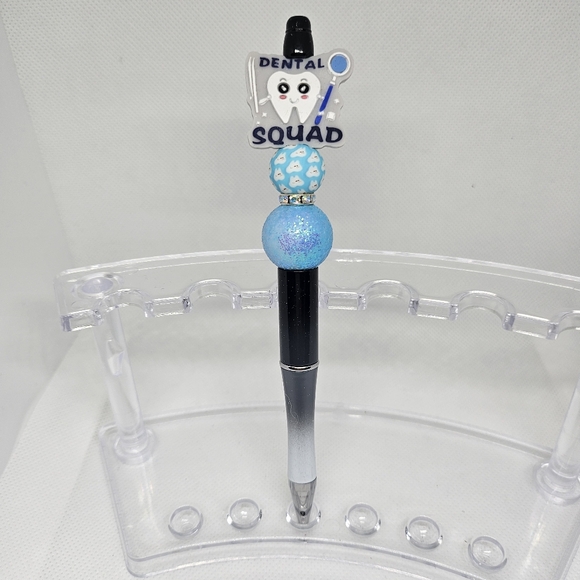 AzulesCraftyAdventures | Office | Dental Squad Bling And Beaded Pen ...